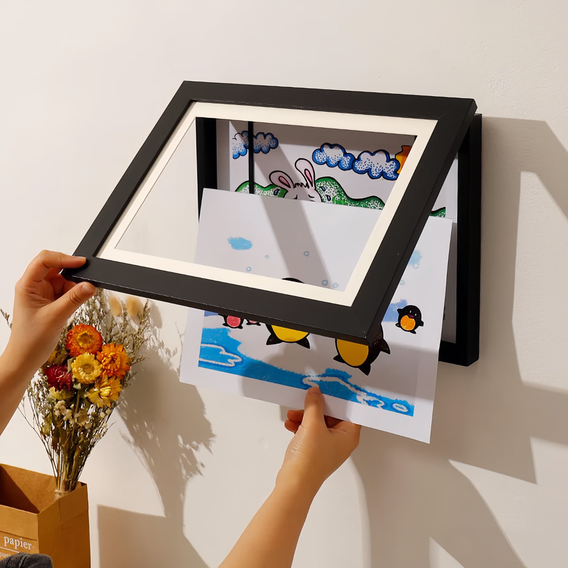 Memory Frame - Kids Drawing Frame – Valcero