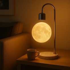Lunarshine™ - Levitating Moon Lamp & Wireless Charger – Valcero
